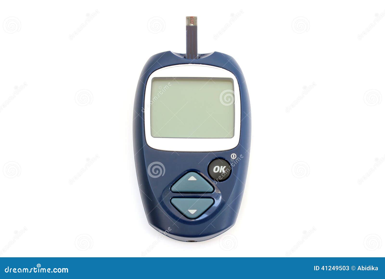 Off the glucometer stock image. Image of diagnosis, dependent - 41249503