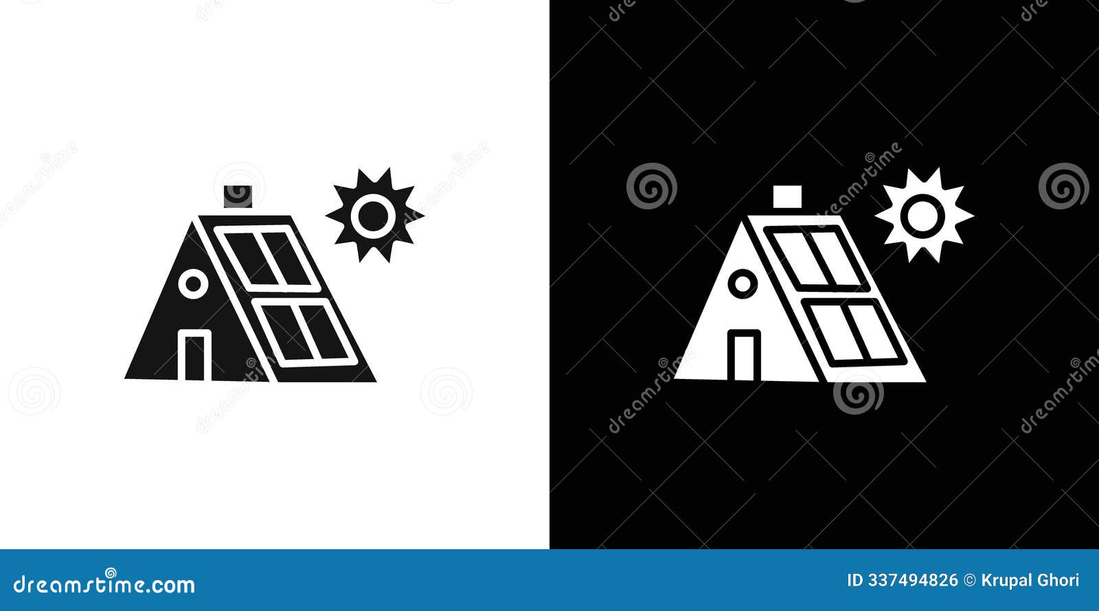 Off The Grid Icon Black And White Vector Outline Sign | CartoonDealer ...