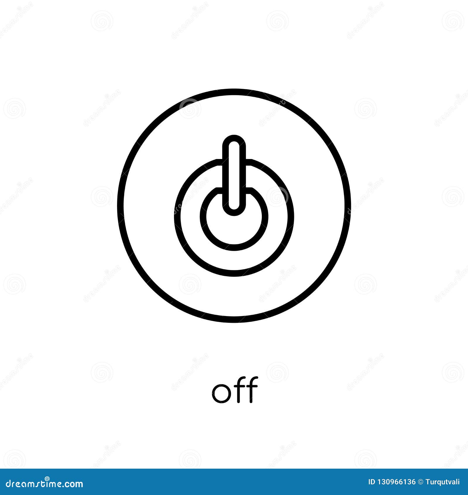 Off icon from collection. stock vector. Illustration of energy - 130966136