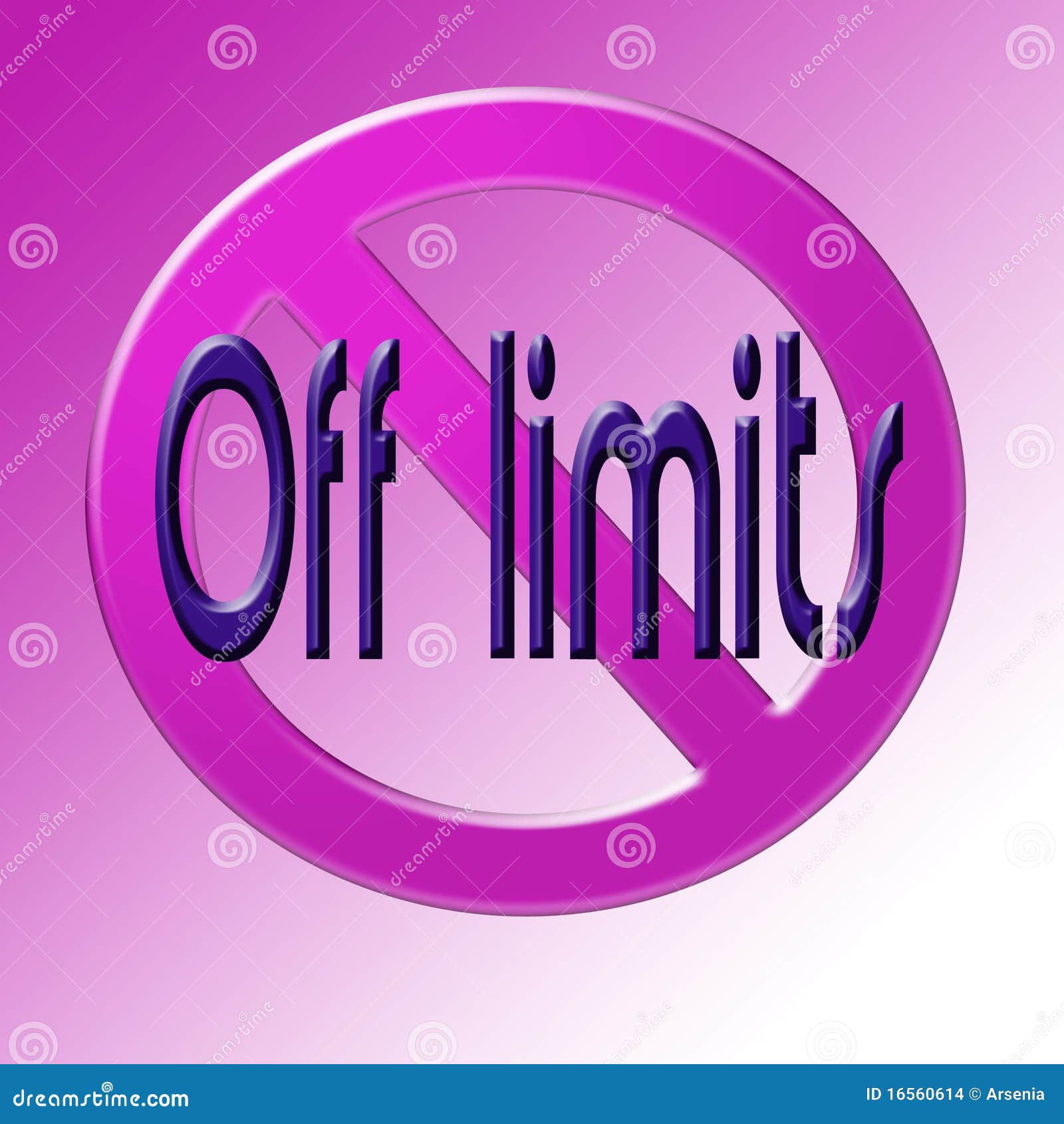 Off limits stock illustration. Illustration of colours - 16560614