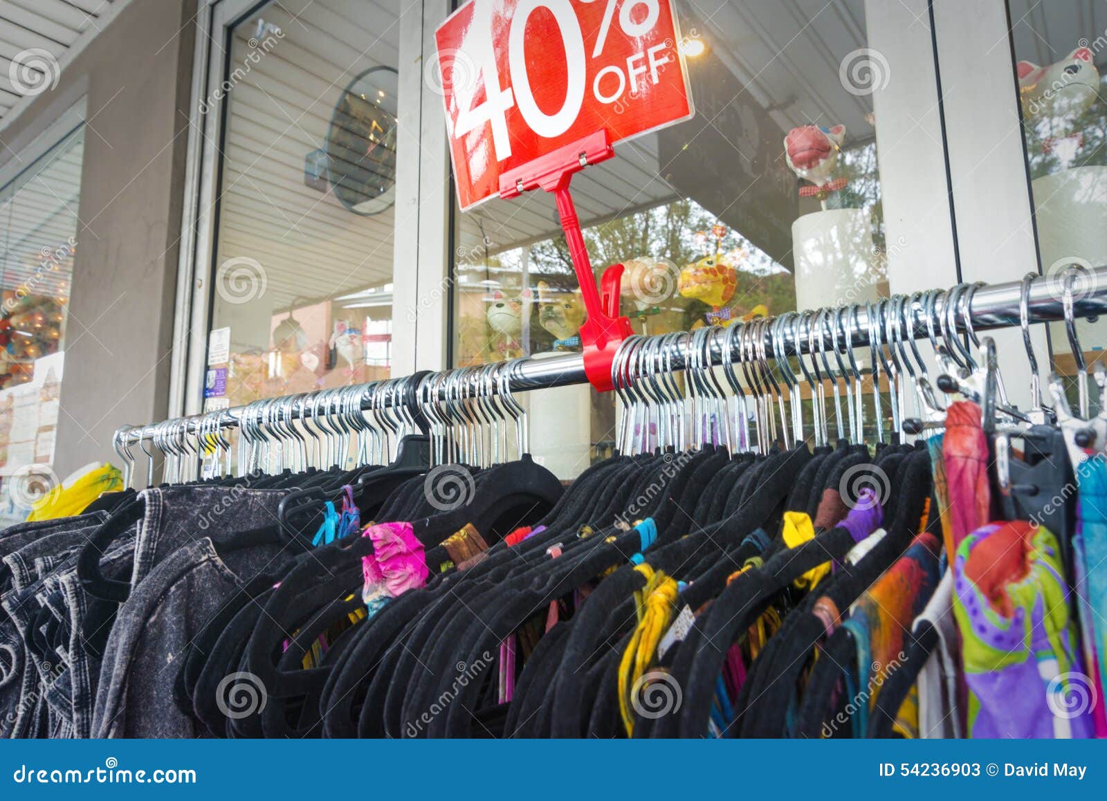 40 Off Rack of Womens Clothes Stock Image - Image of boutique, assorted ...