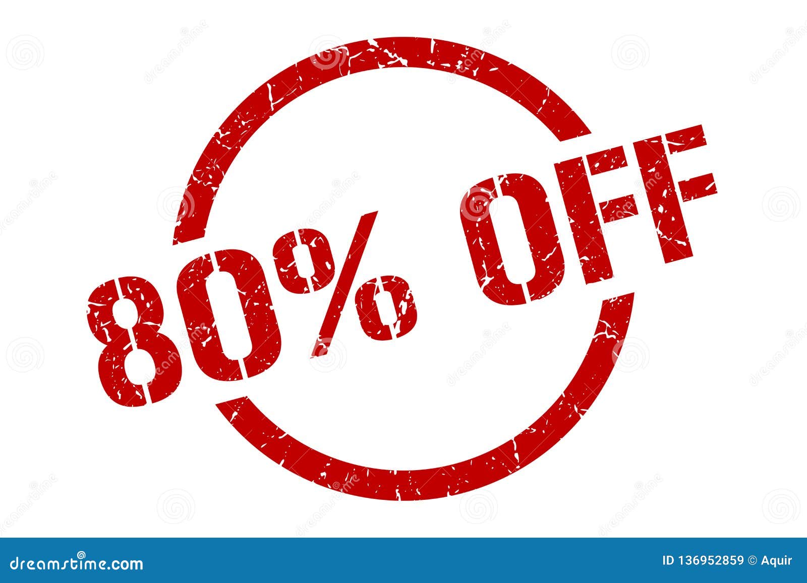 80 off stamp stock vector. Illustration of grungy, sale - 136952859