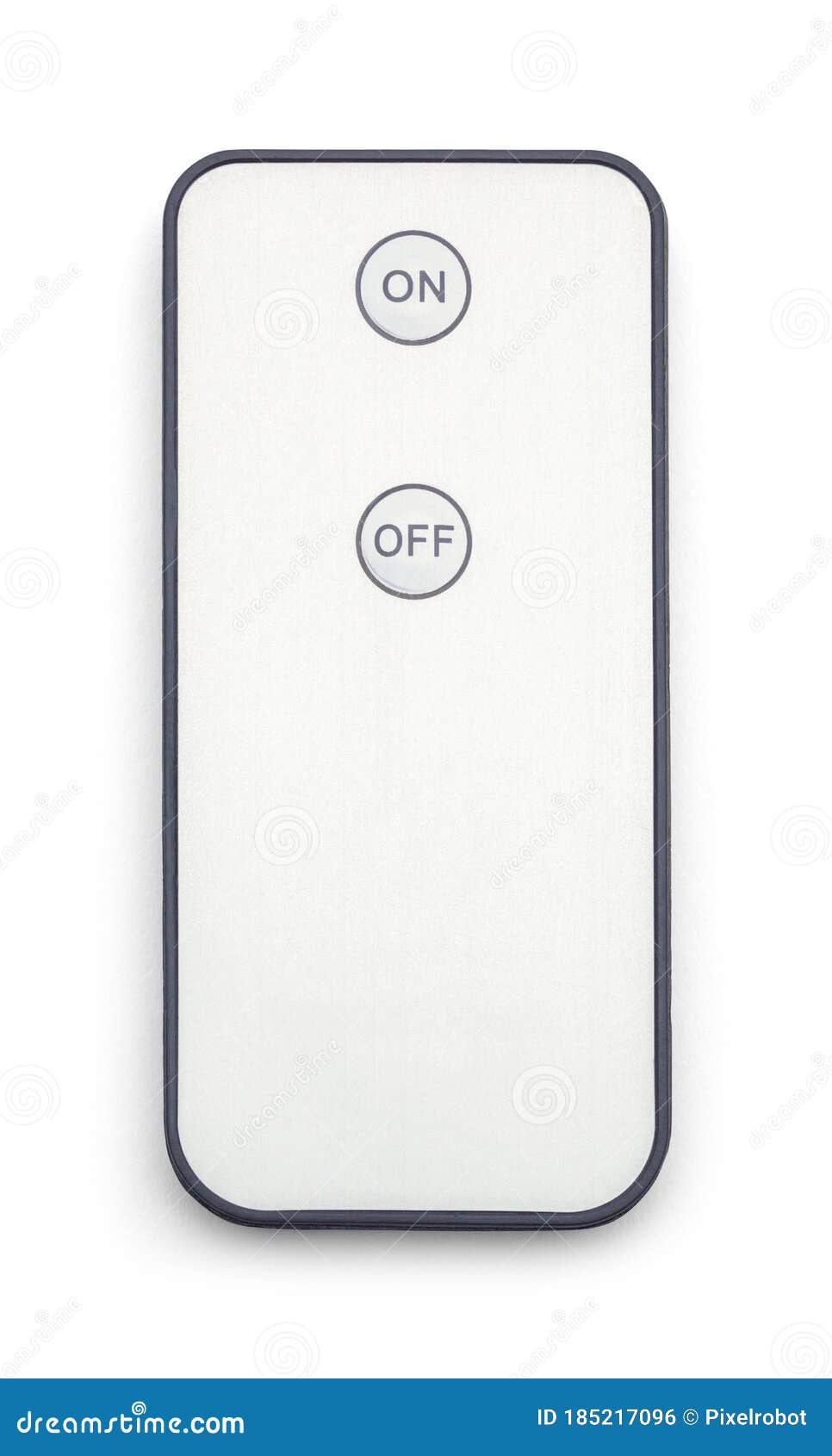 On Off Remote Top View stock photo. Image of remote - 185217096