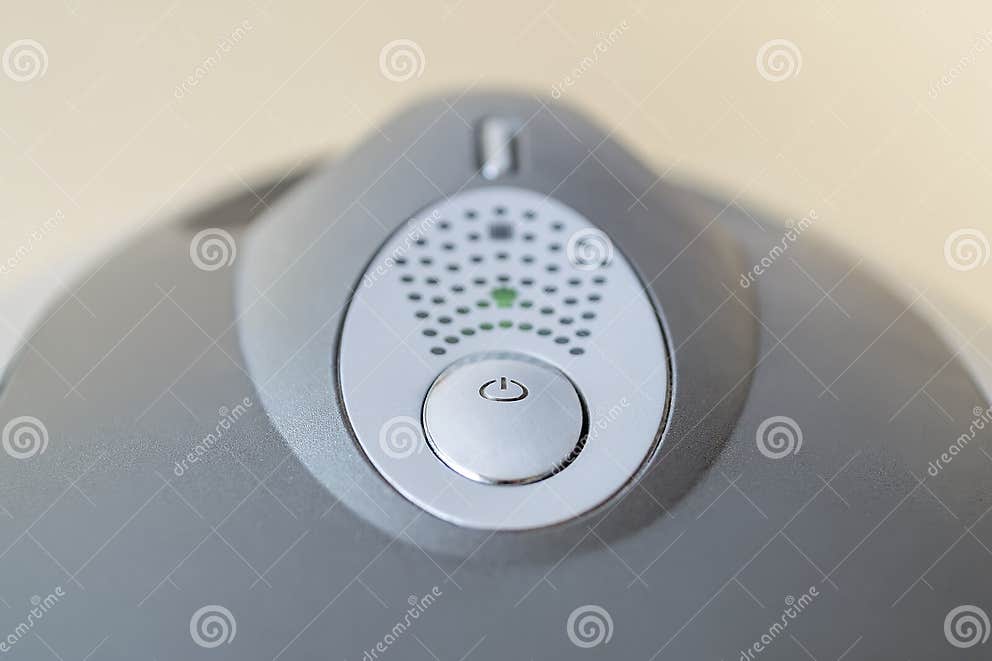 On Off and Reset Buttons on the Top of the Personal Computer System ...