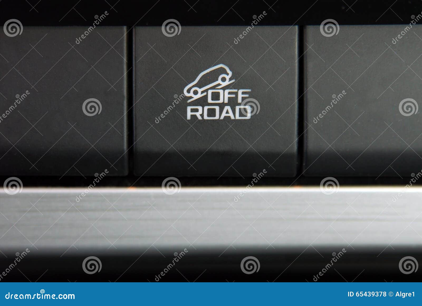 Off road activation button stock photo. Image of travel - 65439378