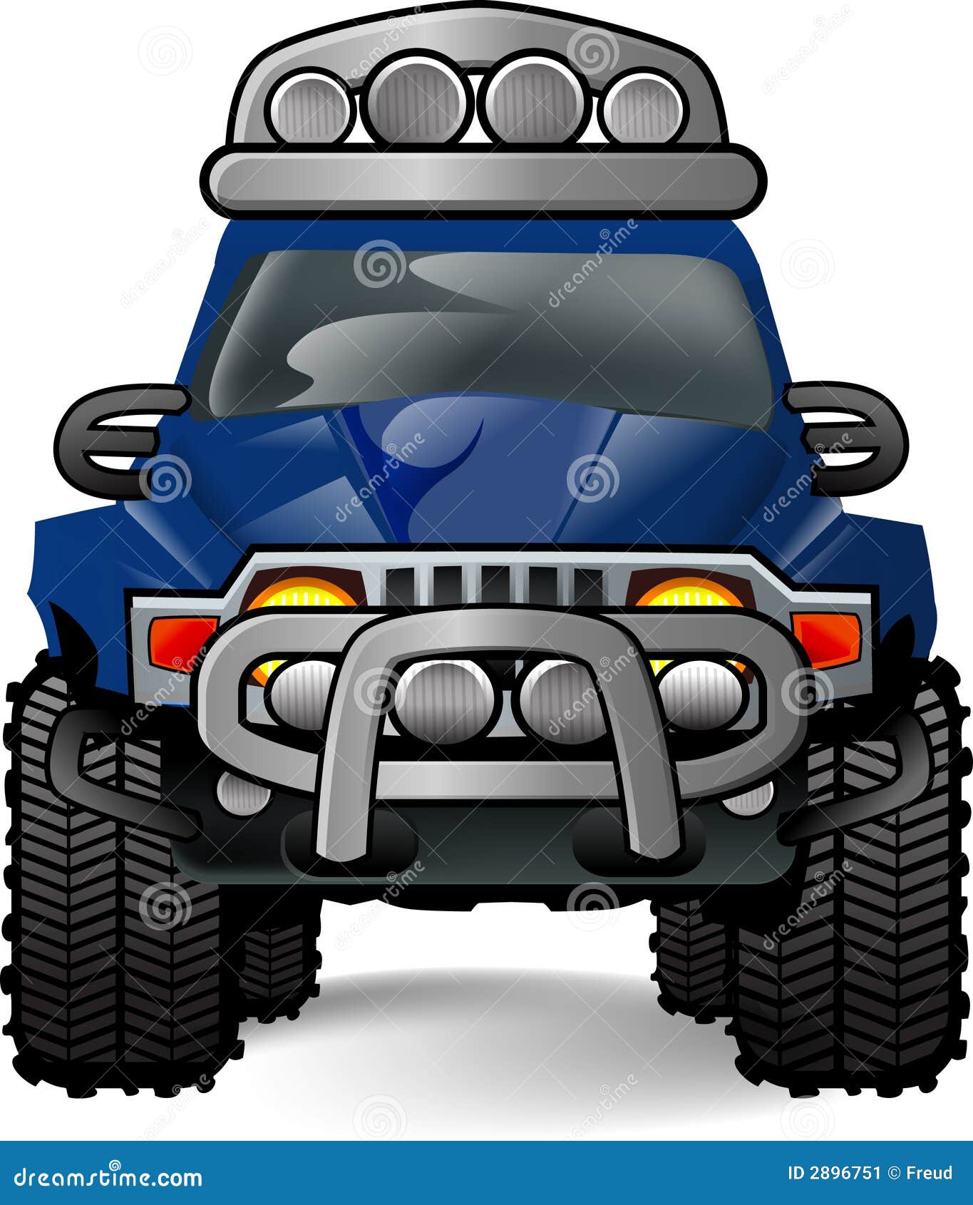 OFF ROAD CAR stock illustration. Illustration of action - 2896751