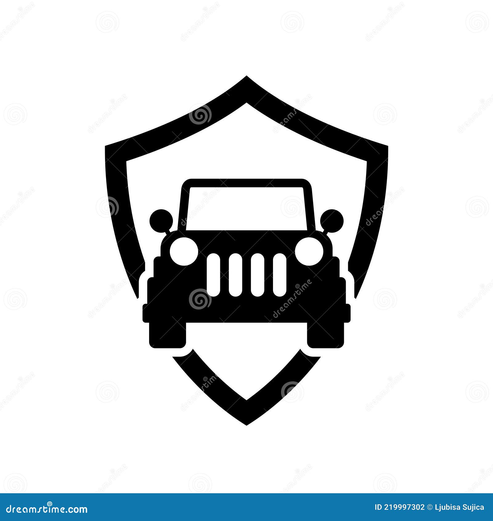 Off Road Car Icon Aislado Sobre Fondo Blanco Ilustración del Vector ...