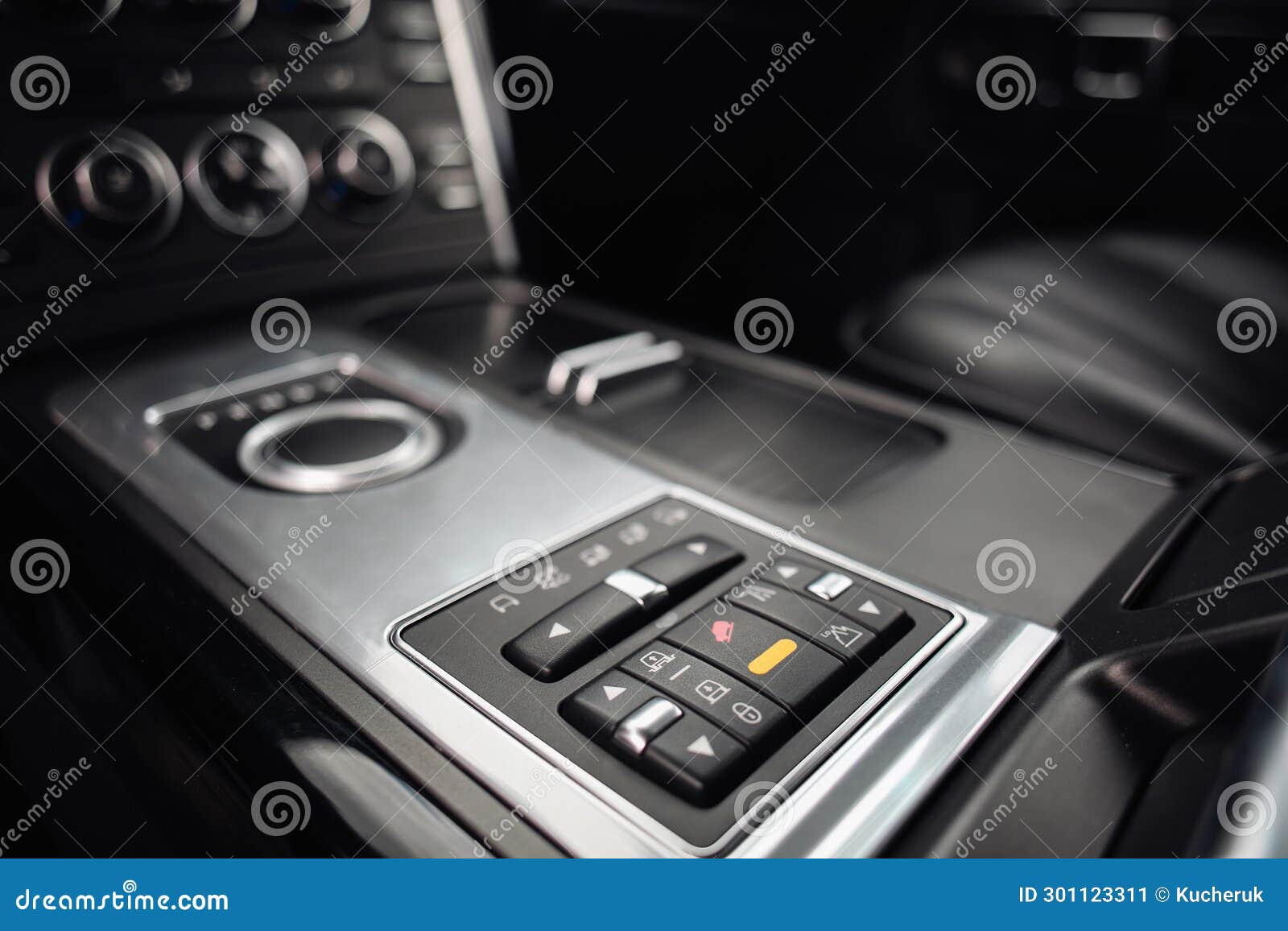 Off Road Car Interior, Mode Buttons Switch. Stock Image - Image of ...