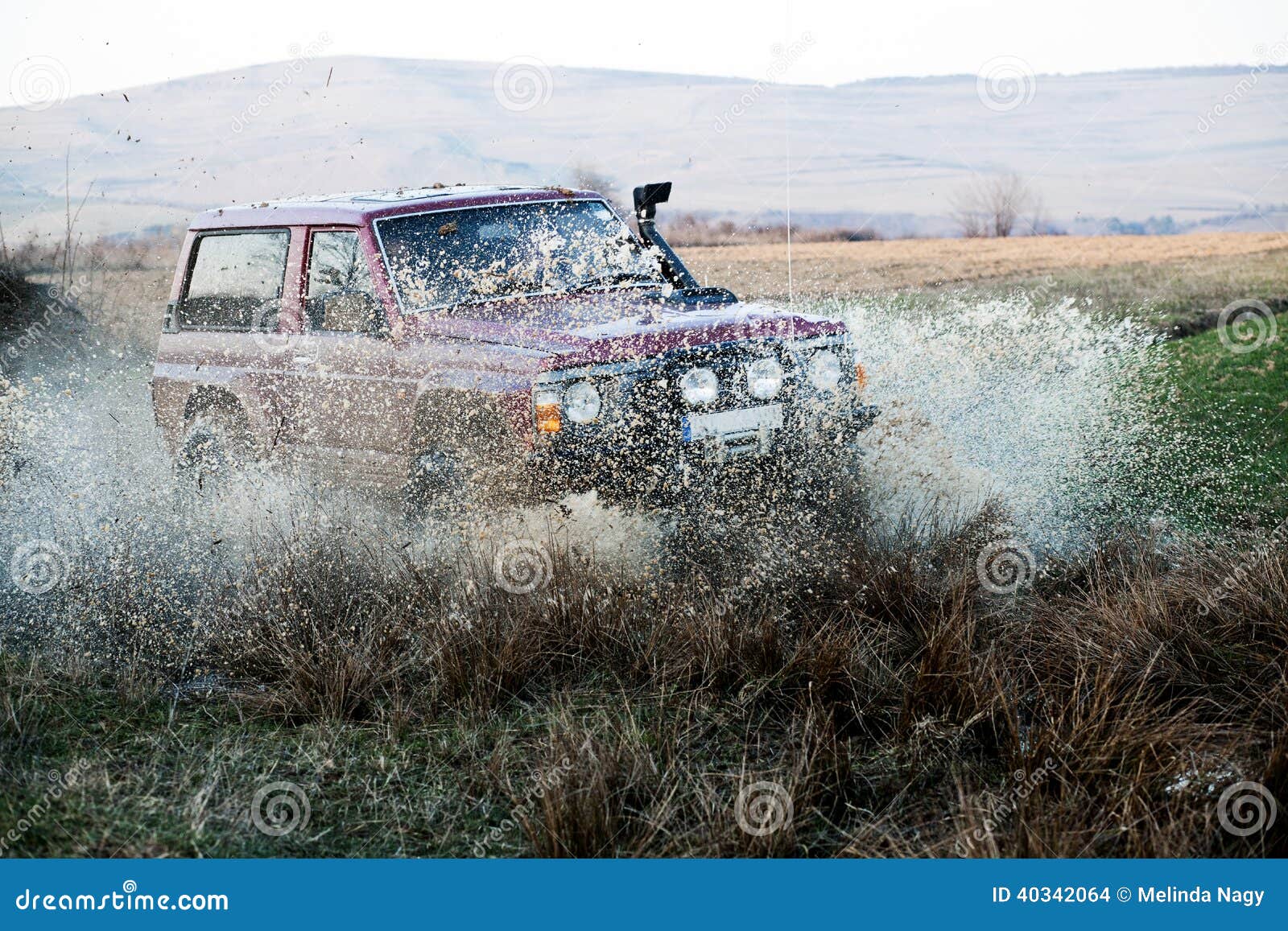 Off road car in mud stock photo. Image of freedom, path - 40342064