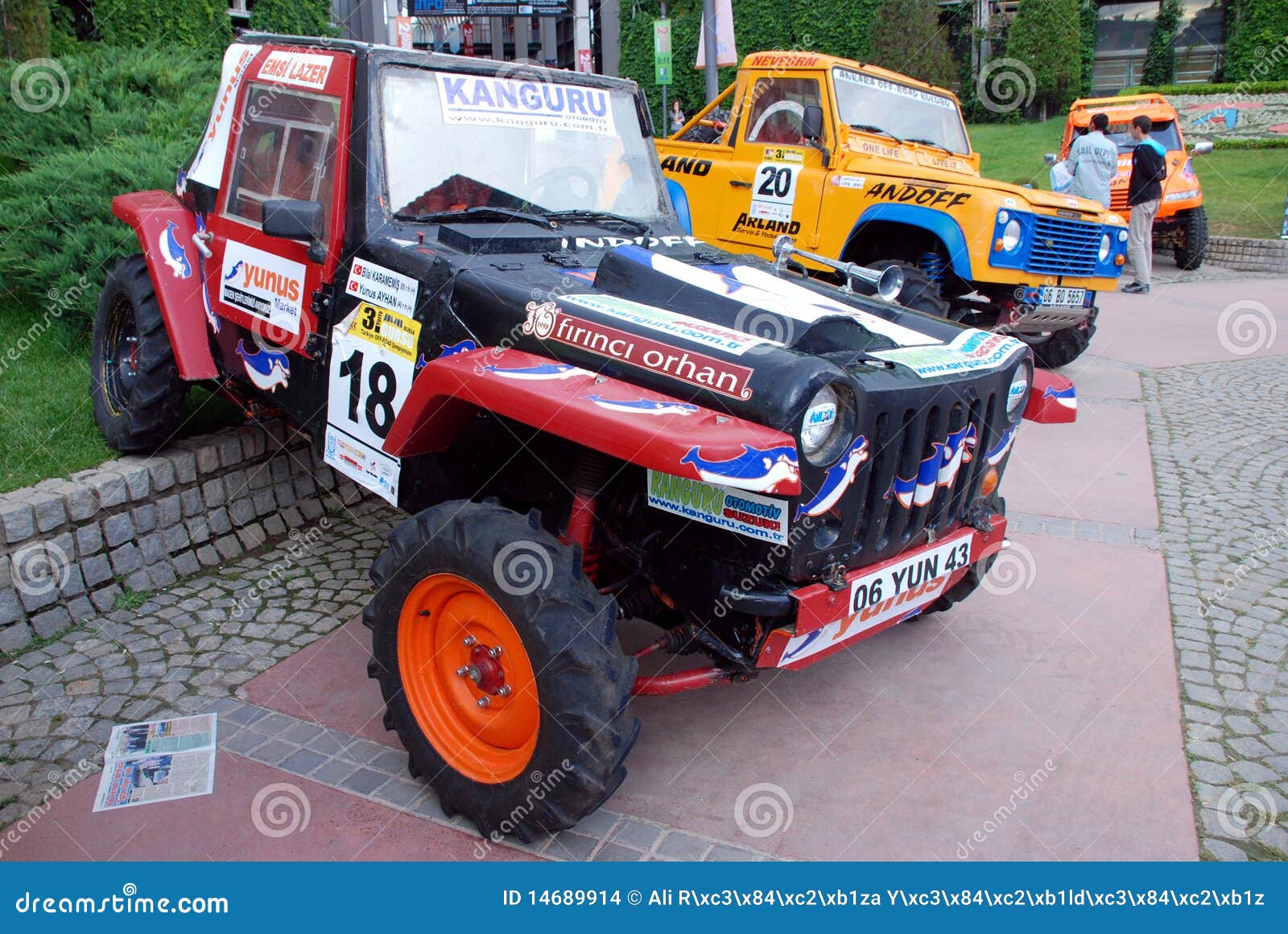 Off road cars at the 2. Ankara Auto show 2010 Expo Center, Turkey ...