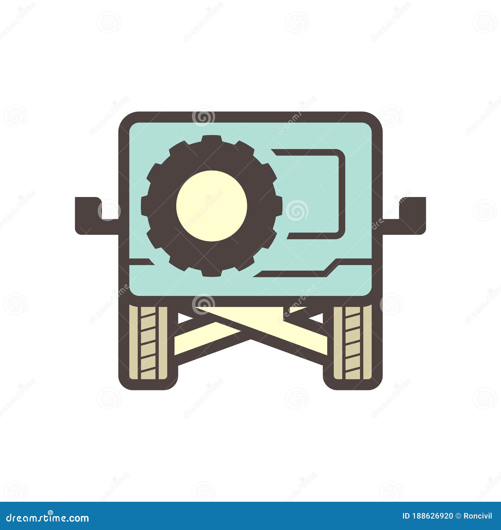 Off road icon stock vector. Illustration of design, truck - 188626920