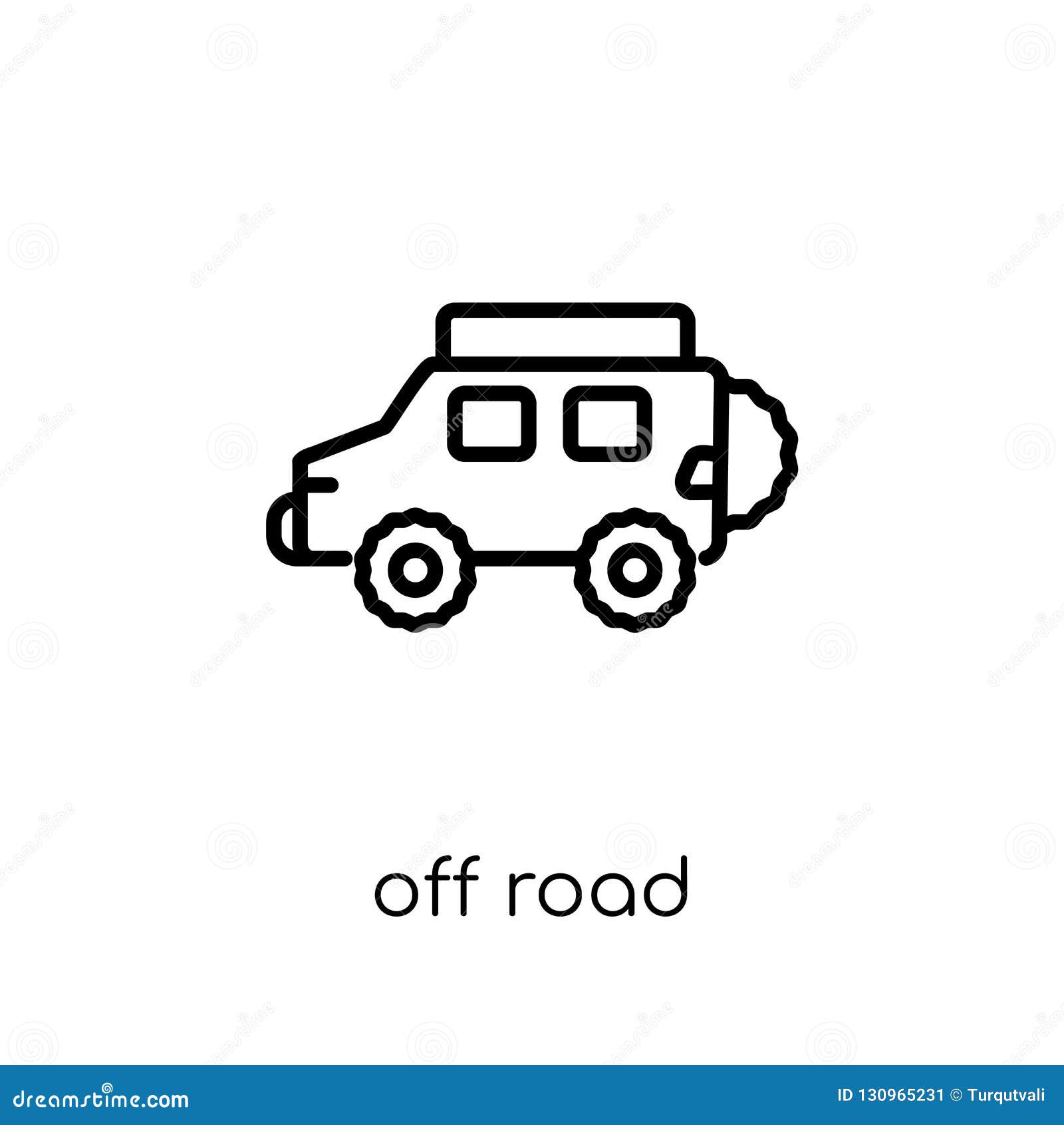 Off Road Icon from Transportation Collection. Stock Vector ...