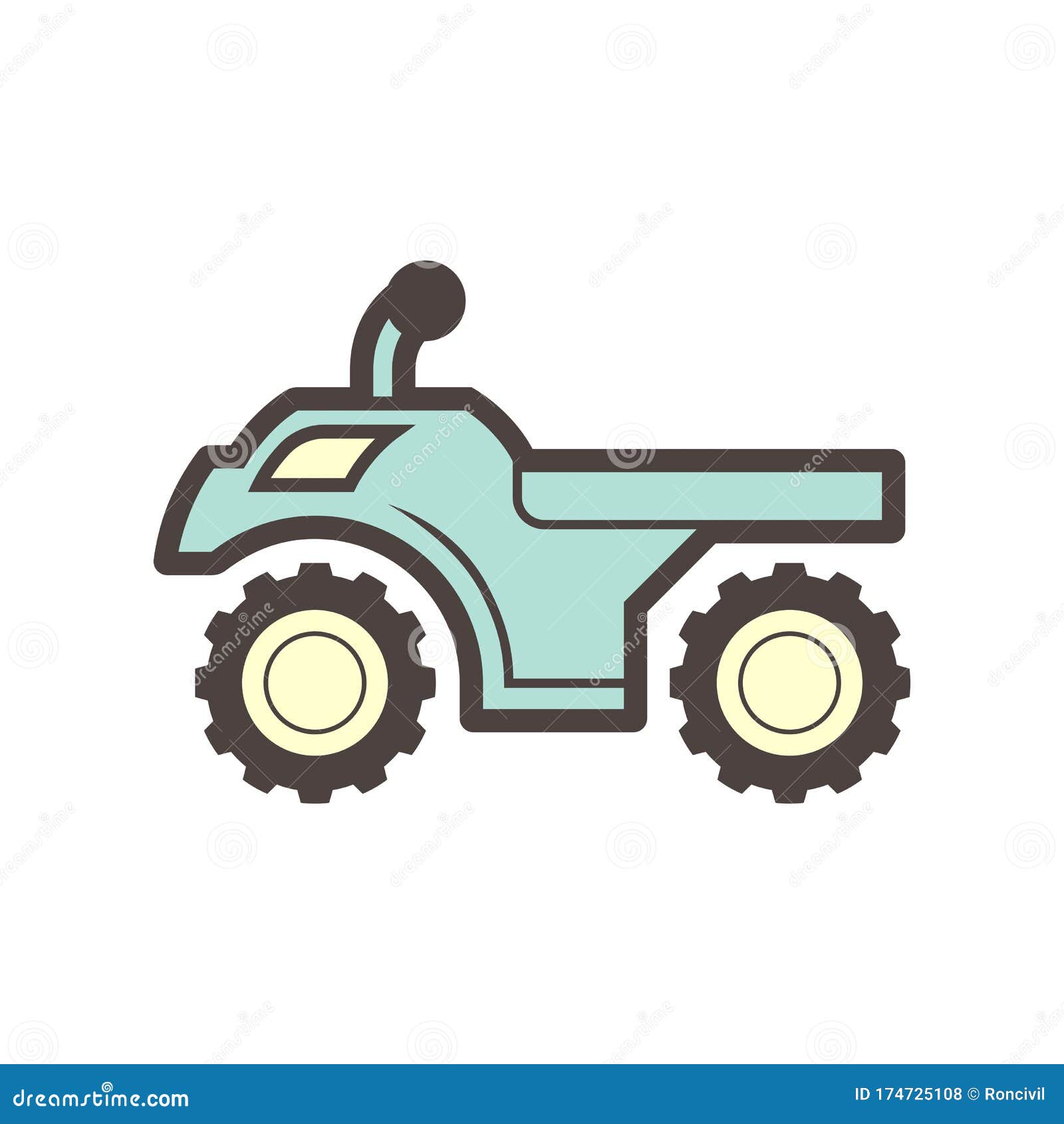 Off road icon stock vector. Illustration of logo, rider - 174725108