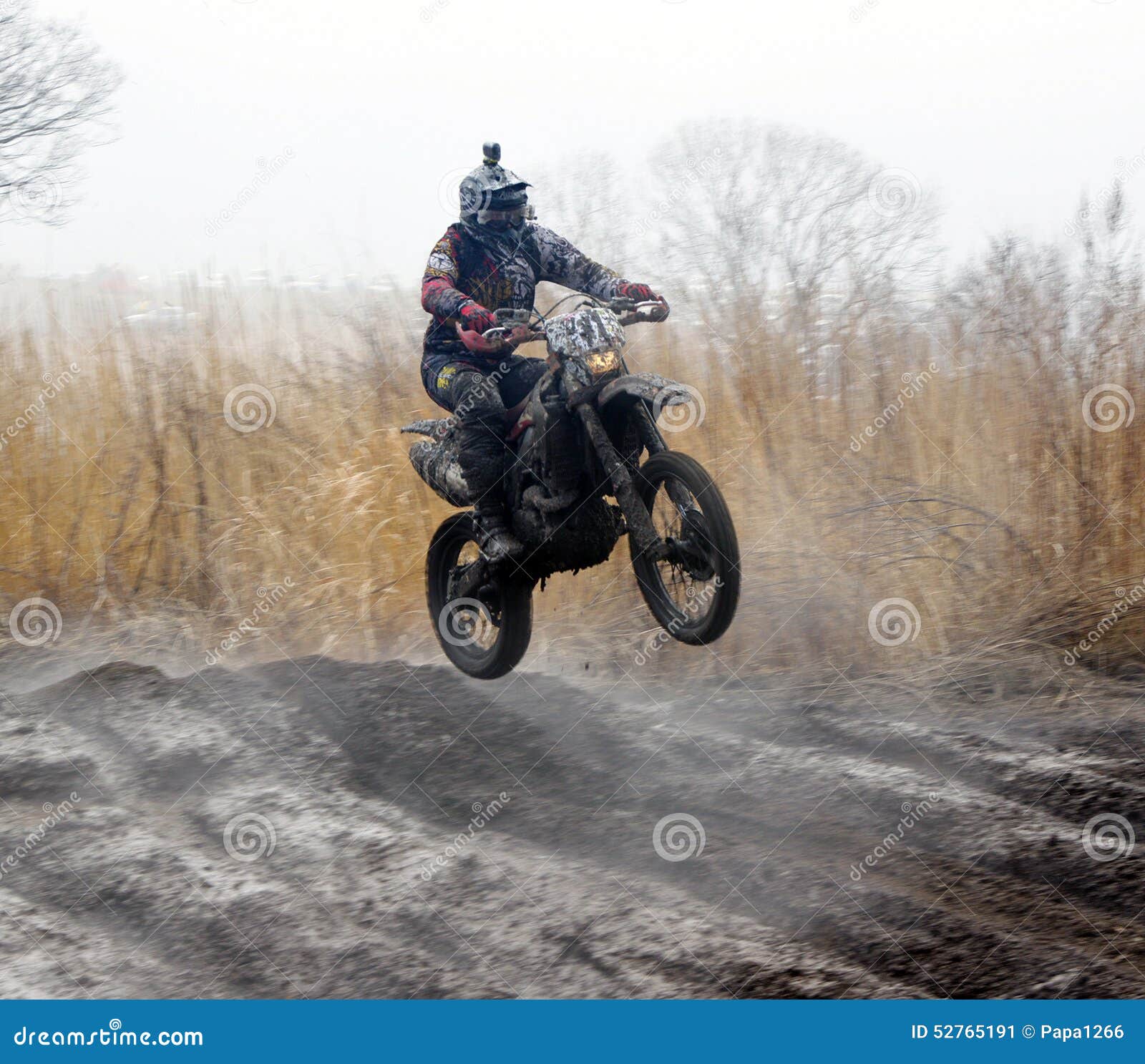 Off-road rider is jumping editorial photo. Image of cross - 52765191