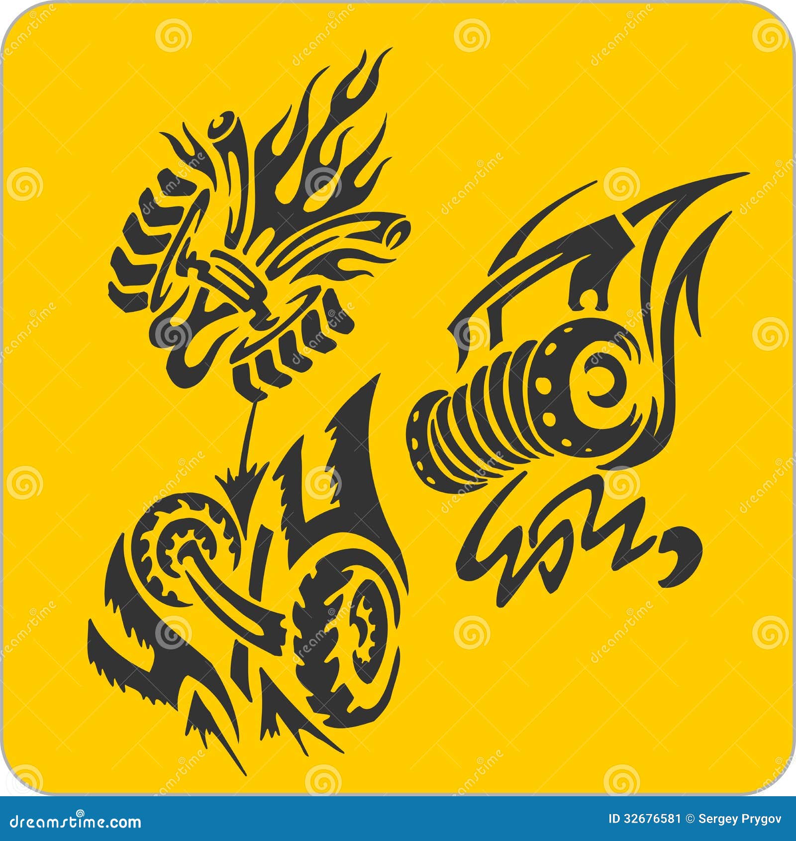 Off-Road Symbols - Vector Set Stock Vector - Illustration of jeep, race ...