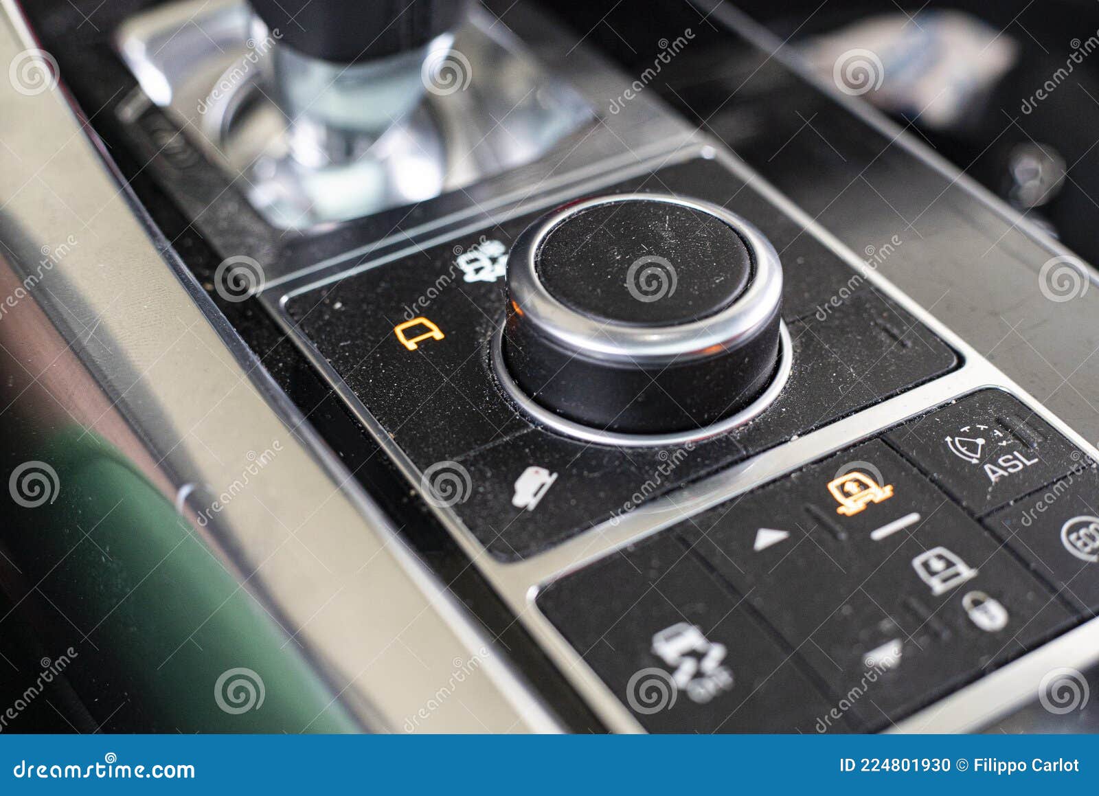 Off-road Terrain Selection Knob Control Stock Photo - Image of ...