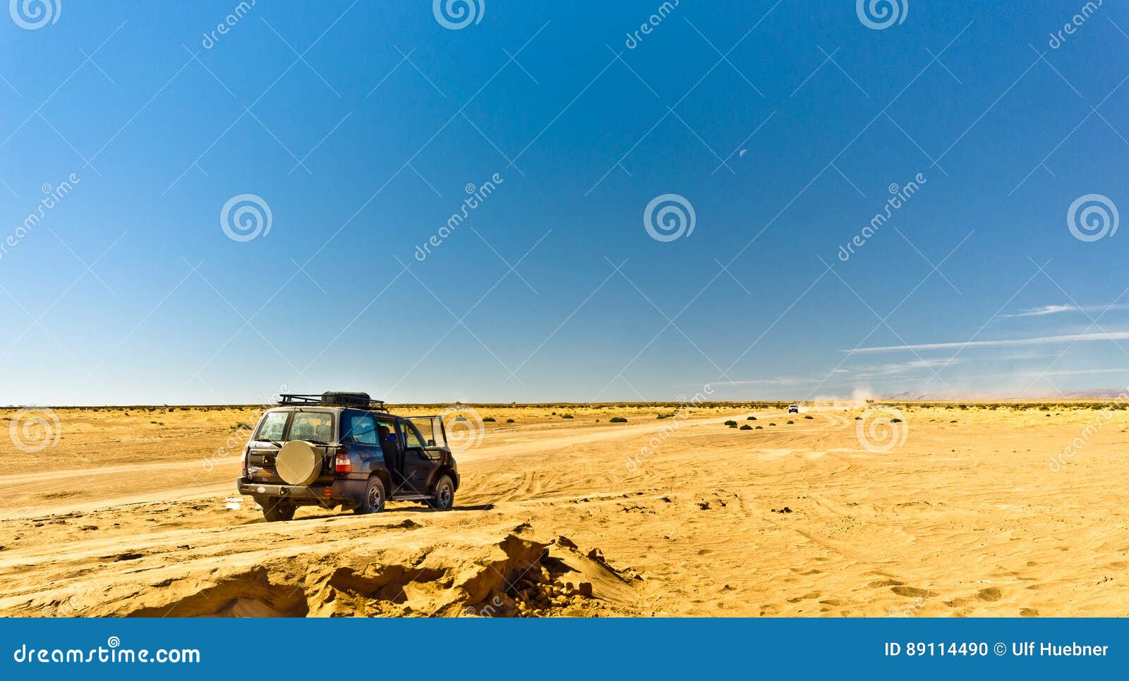 Off Road Tour with 4x4 SUV in Morocco Desert Stock Photo - Image of ...