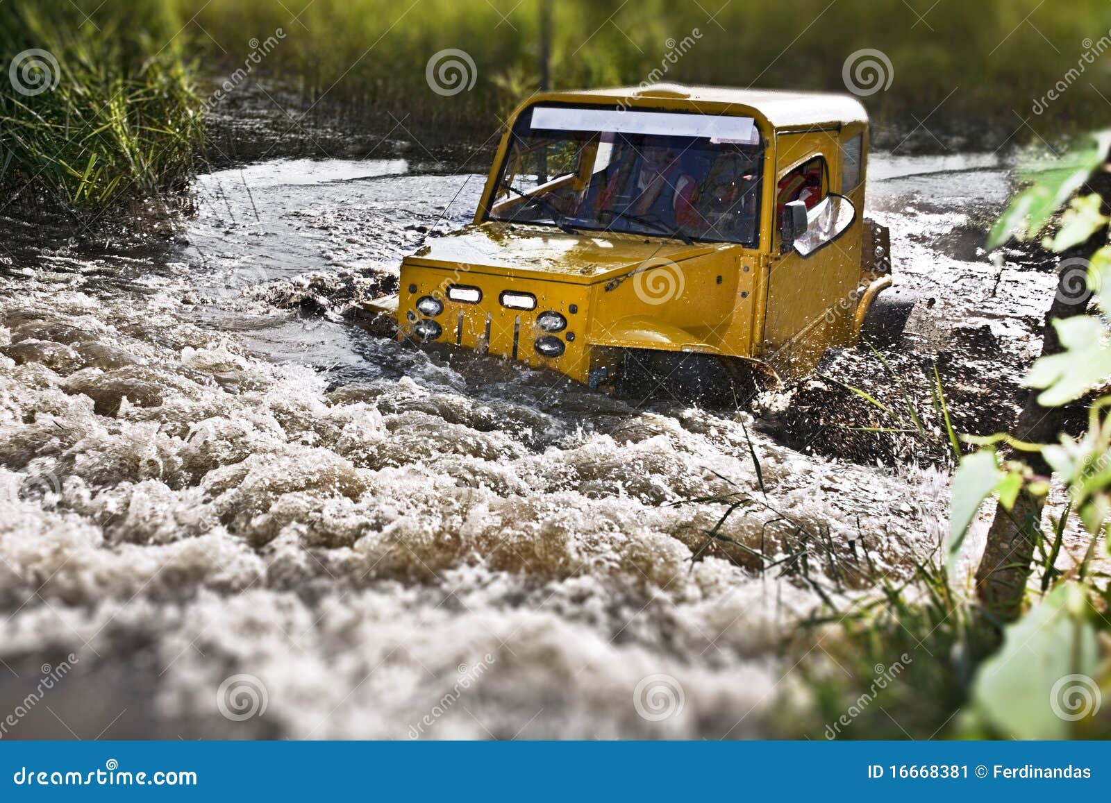 Off Road Truck in Trial Competition Stock Image - Image of colorful ...