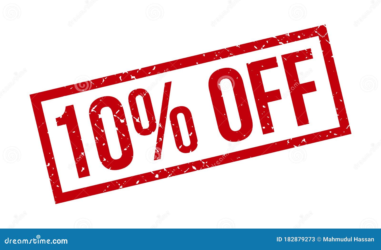 10 Off Rubber Stamp. Red 10 Off Rubber Grunge Stamp Seal Vector ...