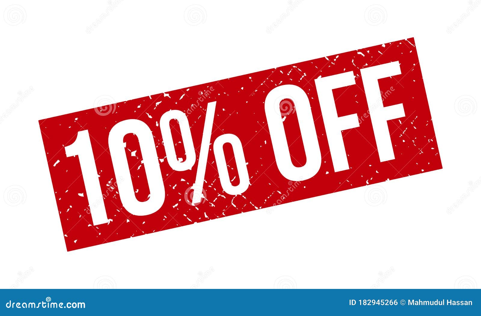 10 Off Rubber Stamp. Red 10 Off Rubber Grunge Stamp Seal Vector ...