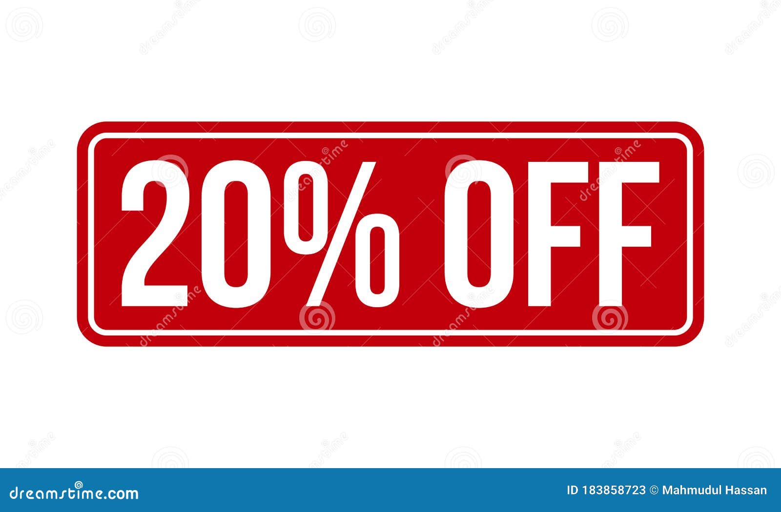 20 Off Rubber Stamp. Red 20 Off Rubber Grunge Stamp Seal Vector ...