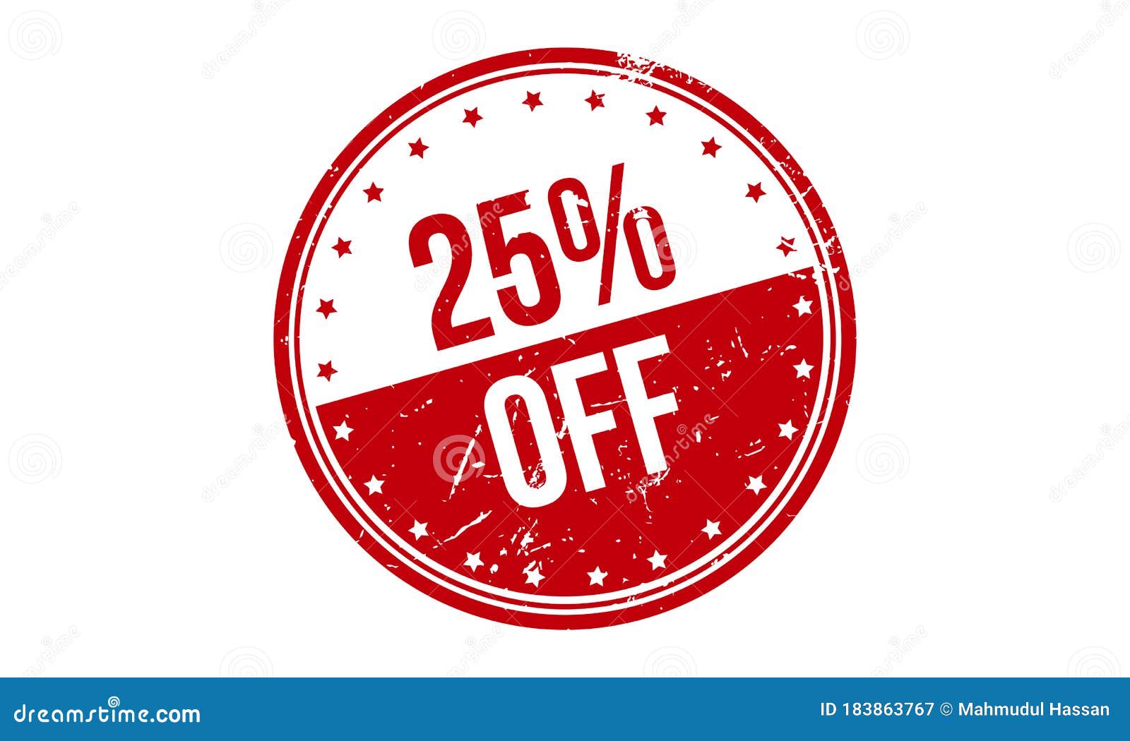 25 Off Rubber Stamp. Red 25 Off Rubber Grunge Stamp Seal Vector ...