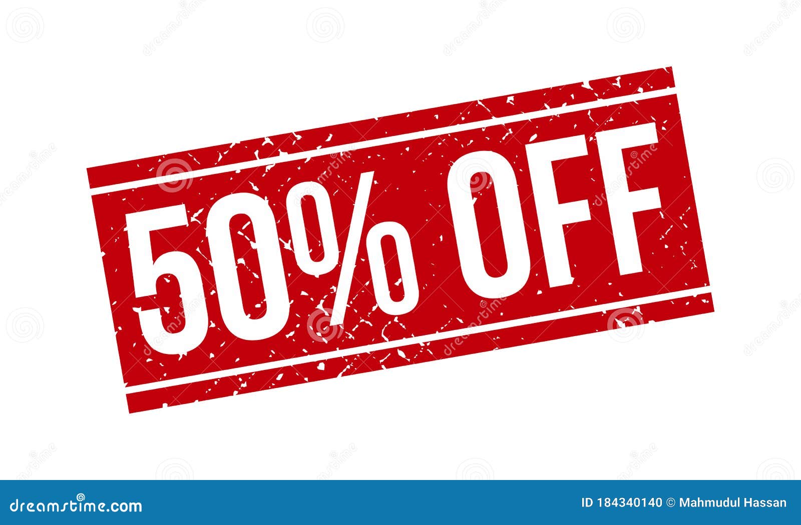 50 Off Rubber Stamp. Red 50 Off Rubber Grunge Stamp Seal Vector ...