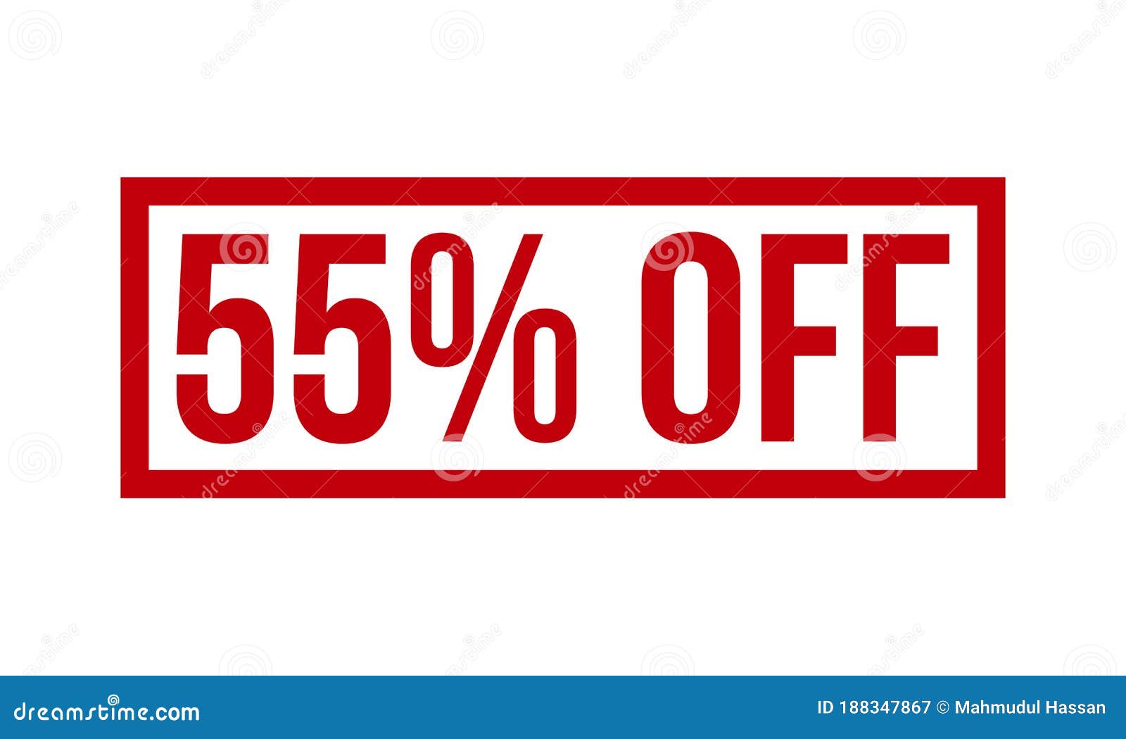 55 Off Rubber Stamp. Red 55 Off Rubber Grunge Stamp Seal Vector ...