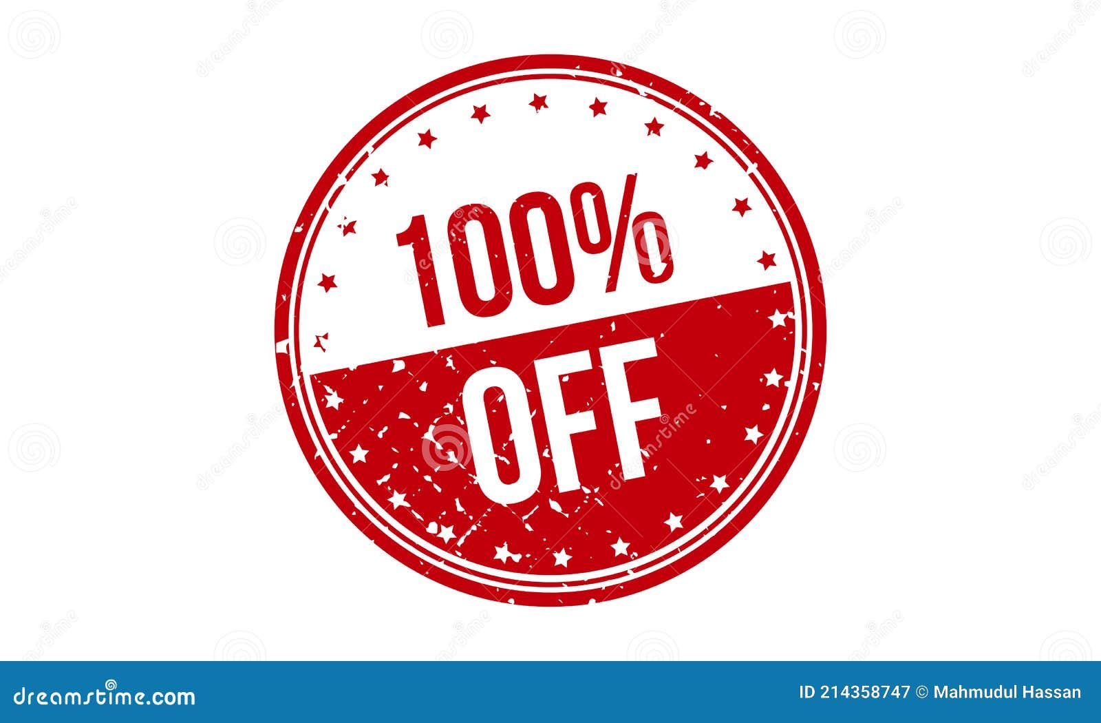 100 Off Rubber Stamp. Red 100 Off Rubber Grunge Stamp Seal Vector ...