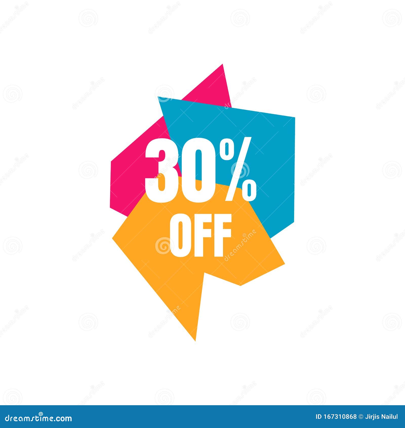 30 Off Sale 30 Percent Discount Marketing Promotional Poster Banner