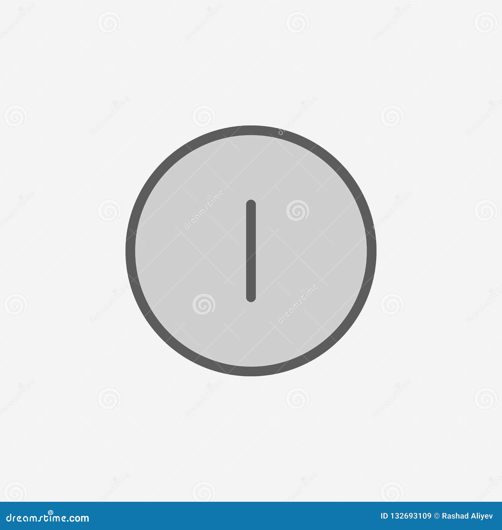 Off Sign Field Outline Icon. Element of 2 Color Simple Icon. Thin Line ...