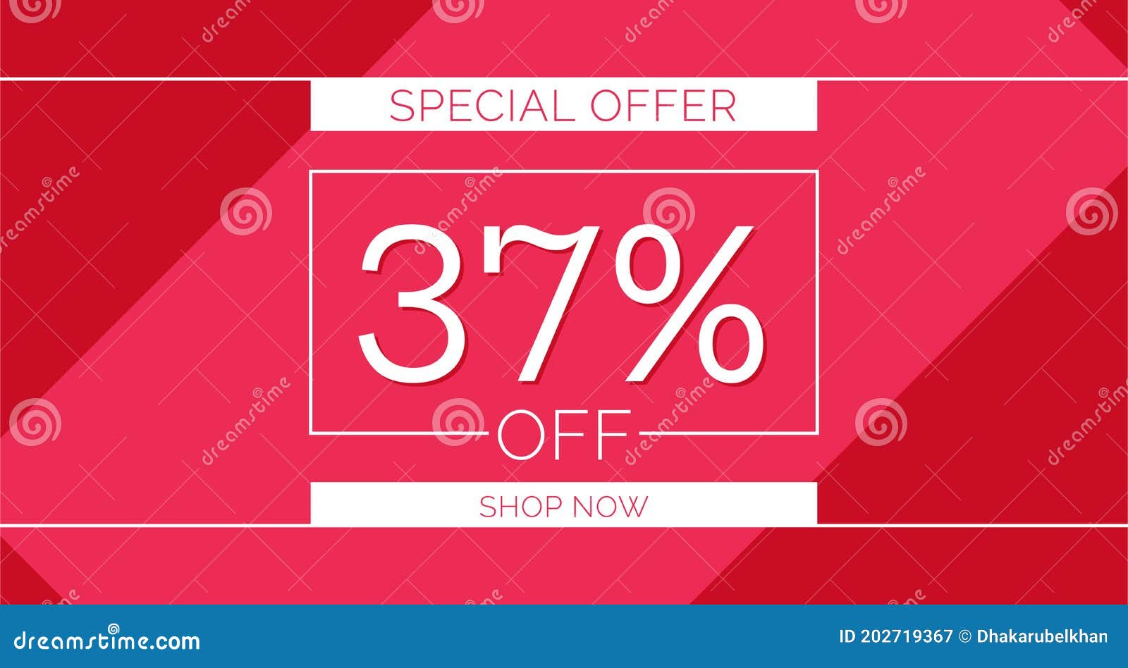 37 Off Special Offer Banner, 37 Off Simple Banner Design Stock Vector ...