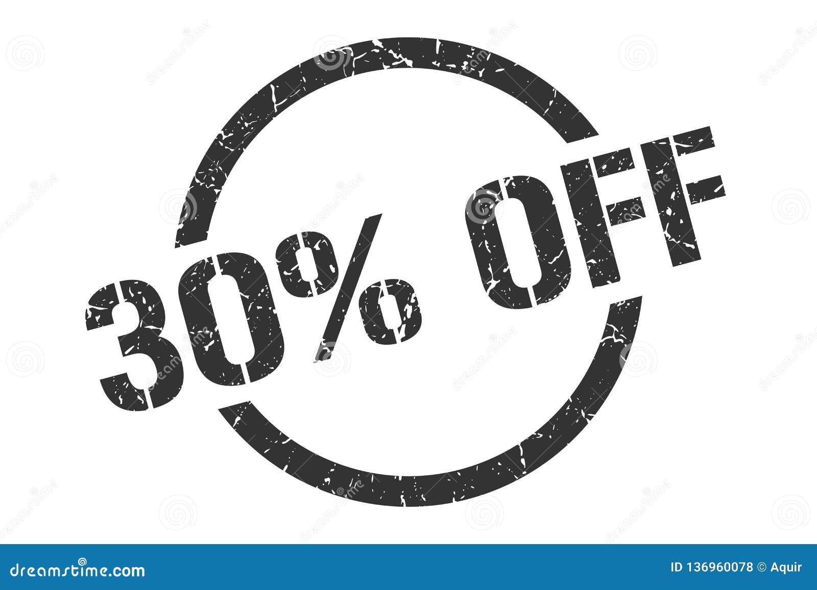 30 off stamp stock vector. Illustration of sticker, button - 136960078