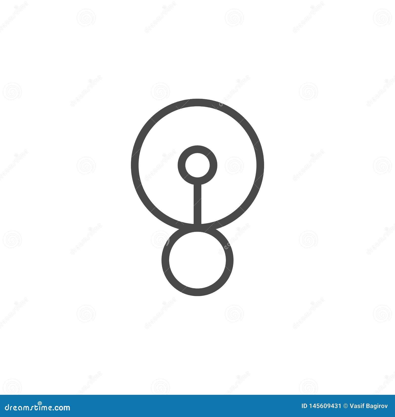 Off State, Switch Vector Icon. Multimedia Minimalist Outline Vector ...