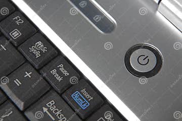 On Off Switch on a Computer Stock Image - Image of computer, button ...