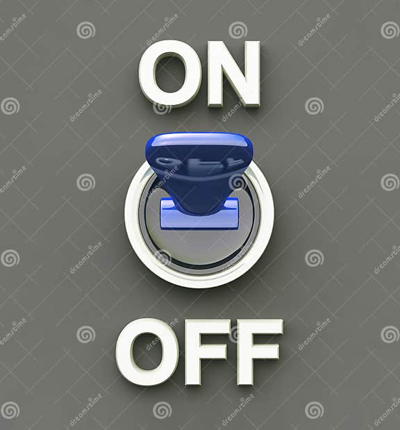 On Off switch graphic stock illustration. Illustration of electricity ...