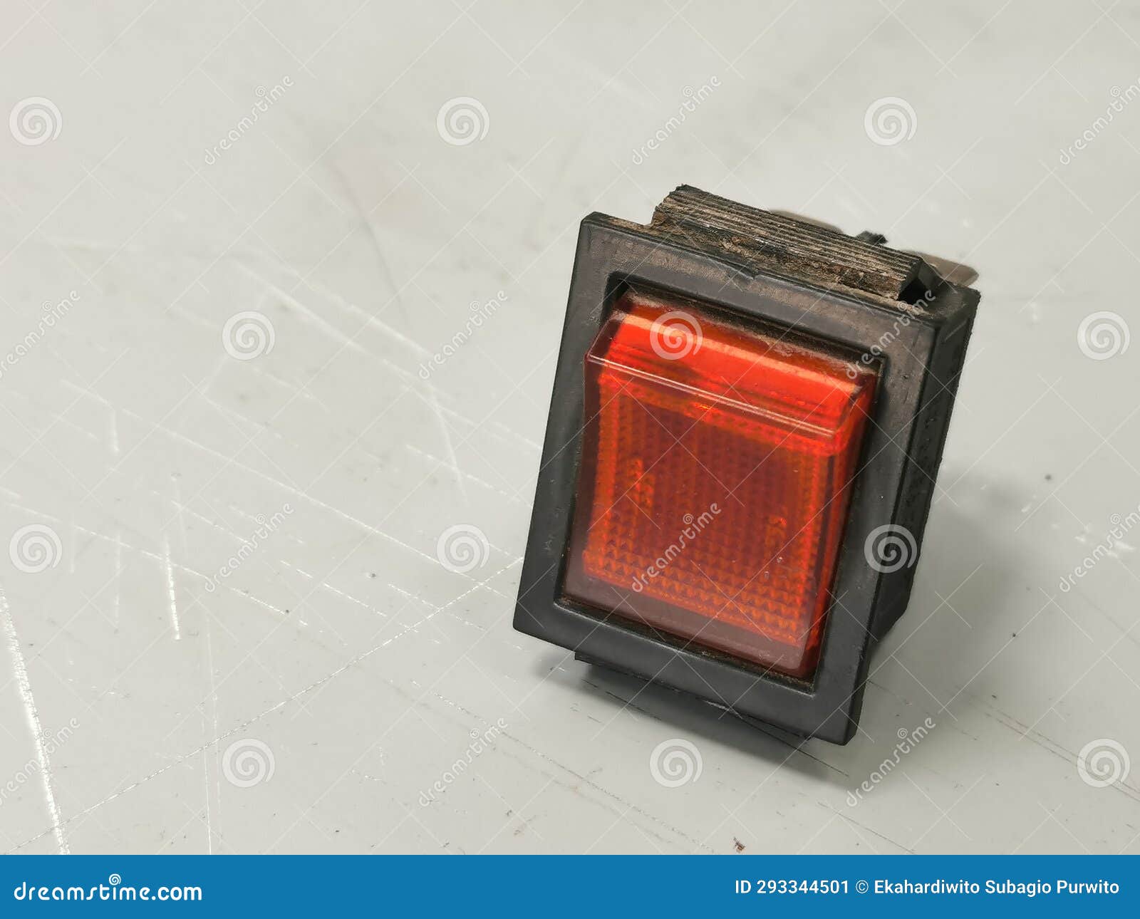 On Off Switch with Light Indicator. Stock Image - Image of design ...