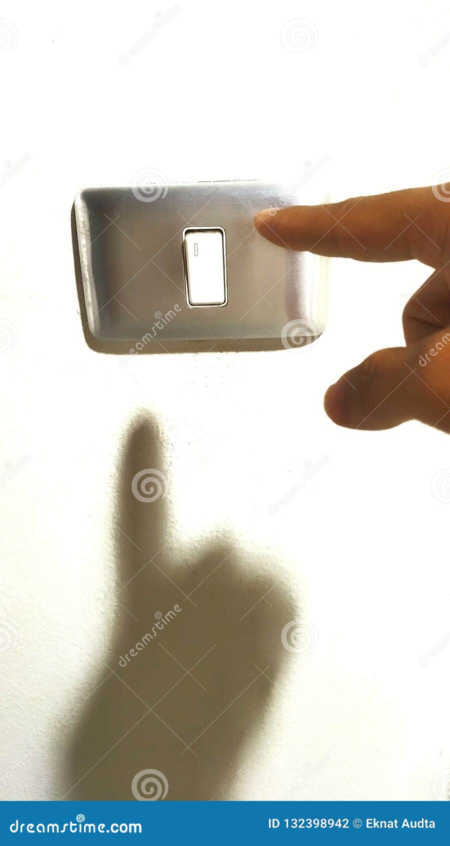On-off switch stock photo. Image of open, hands, home - 132398942
