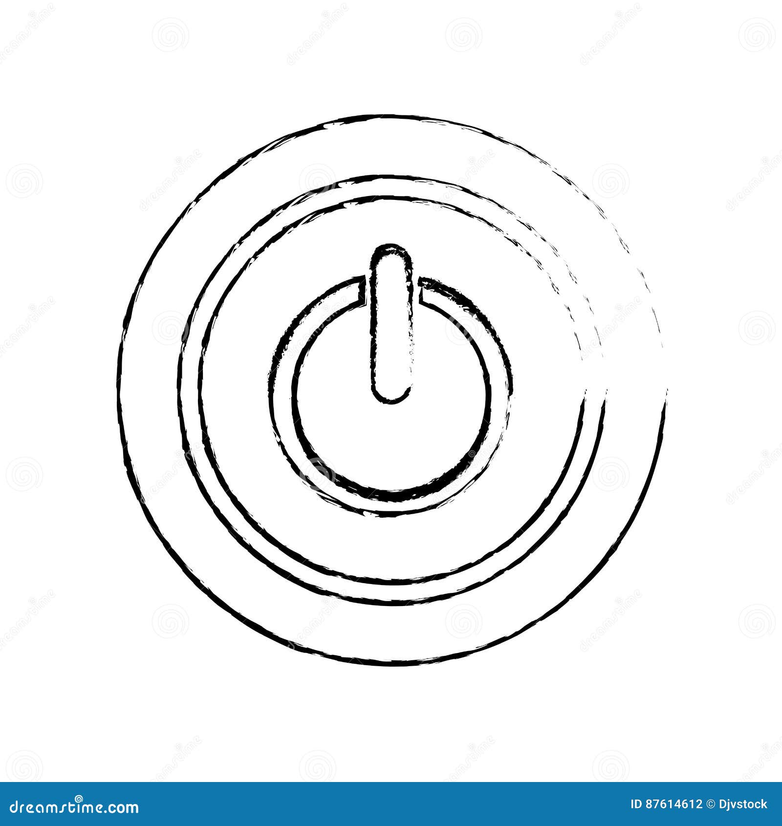 On off switch power stock illustration. Illustration of circle - 87614612