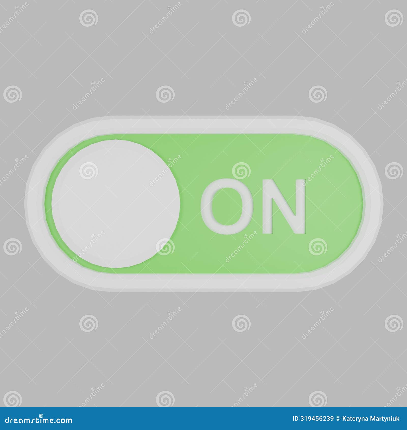 On and Off Toggle Switch Buttons. Material Design Switch Buttons ...