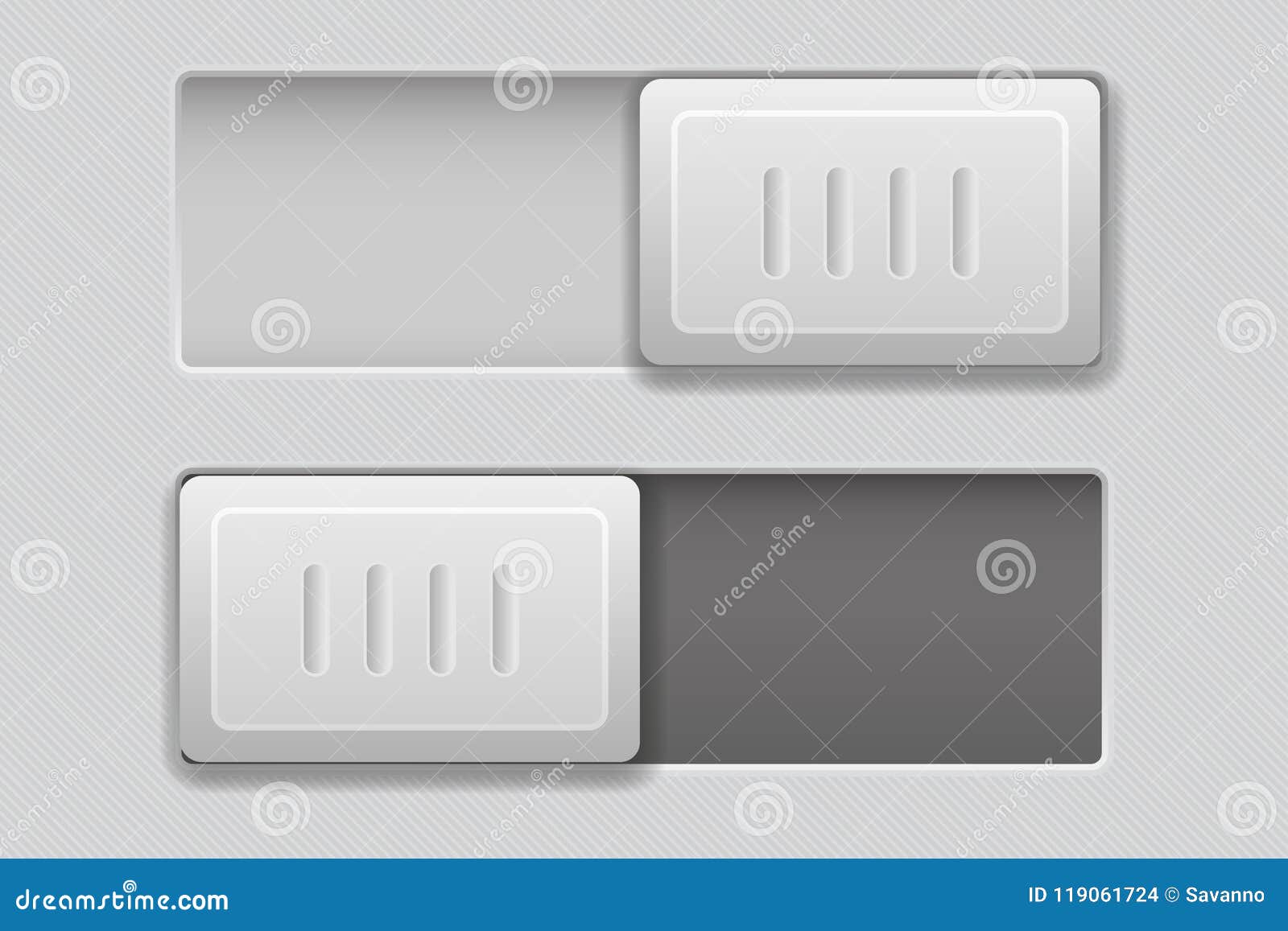 On and Off Toggle Switch Slider Buttons. Rectangle Icons Stock Vector ... On and Off Toggle Switch Slider Buttons. Rectangle Icons Stock Vector ...