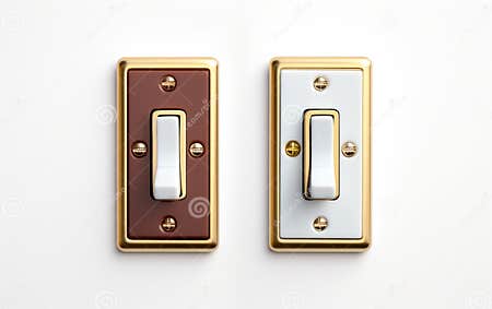 On/Off/on Toggle Switch Types with Transparent Background -Generative ...