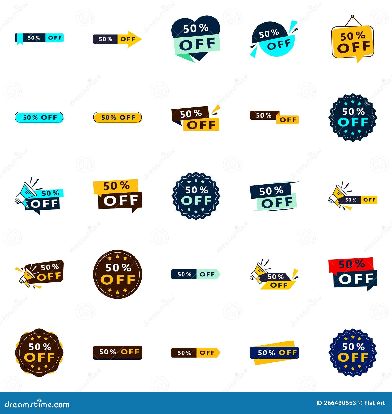 50 Off 25 Versatile and Eye-catching Banner Templates Stock Vector ...