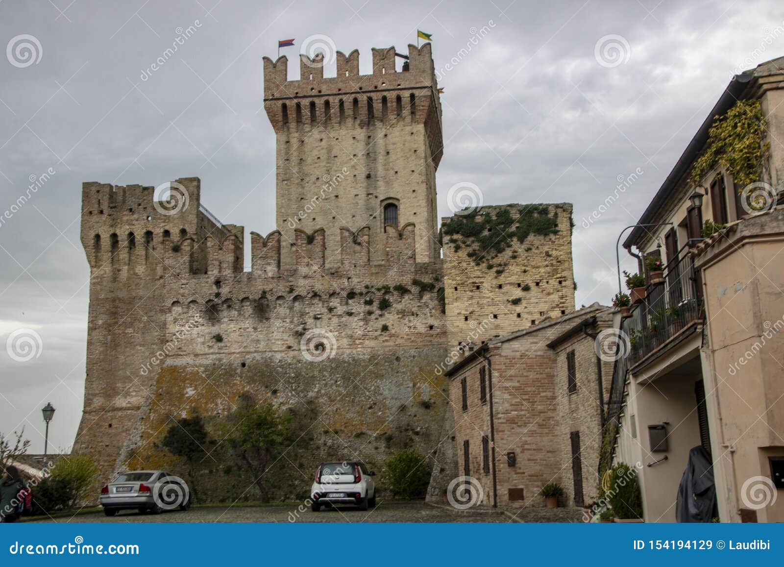 Offagna stock image. Image of ancient, scenic, landscape - 154194129