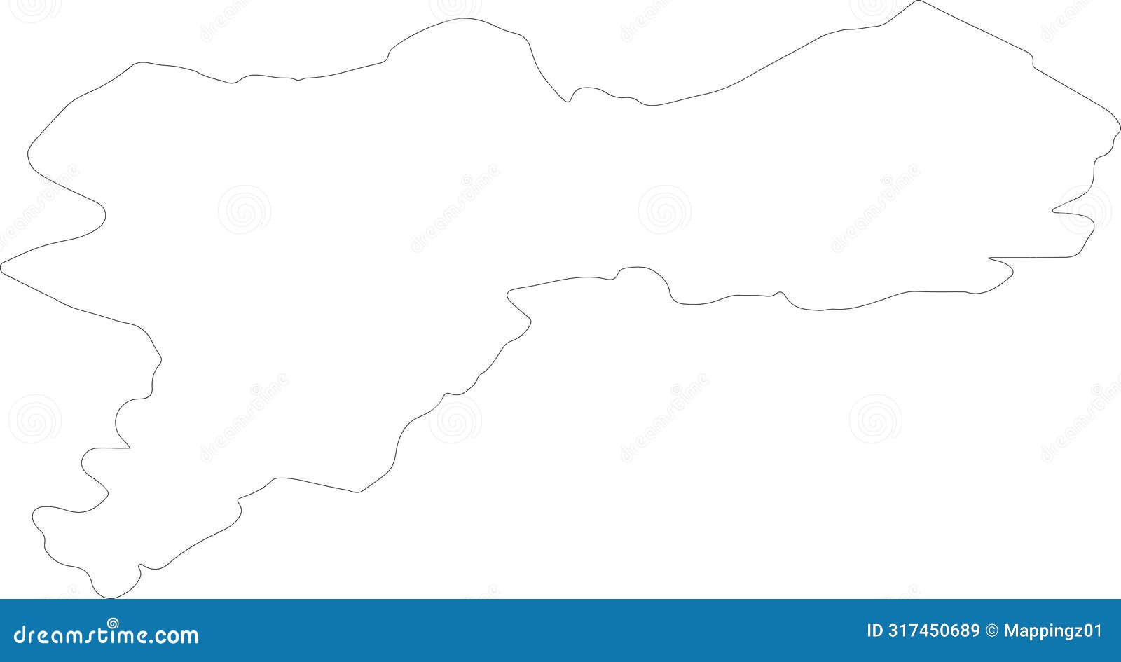 Offaly Ireland outline map stock vector. Illustration of logo - 317450689