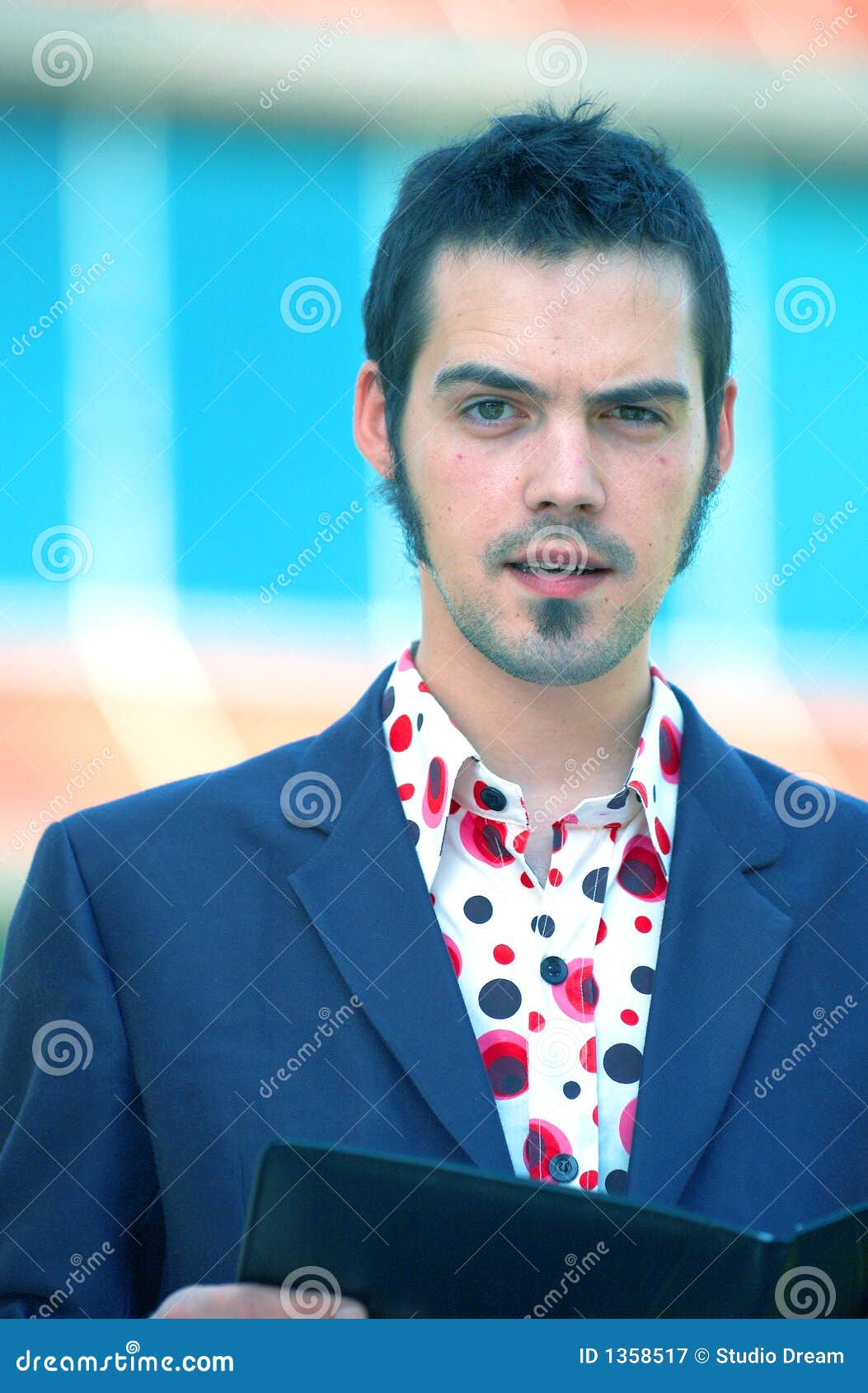 Offbeat Businessman stock image. Image of intent, radical - 1358517