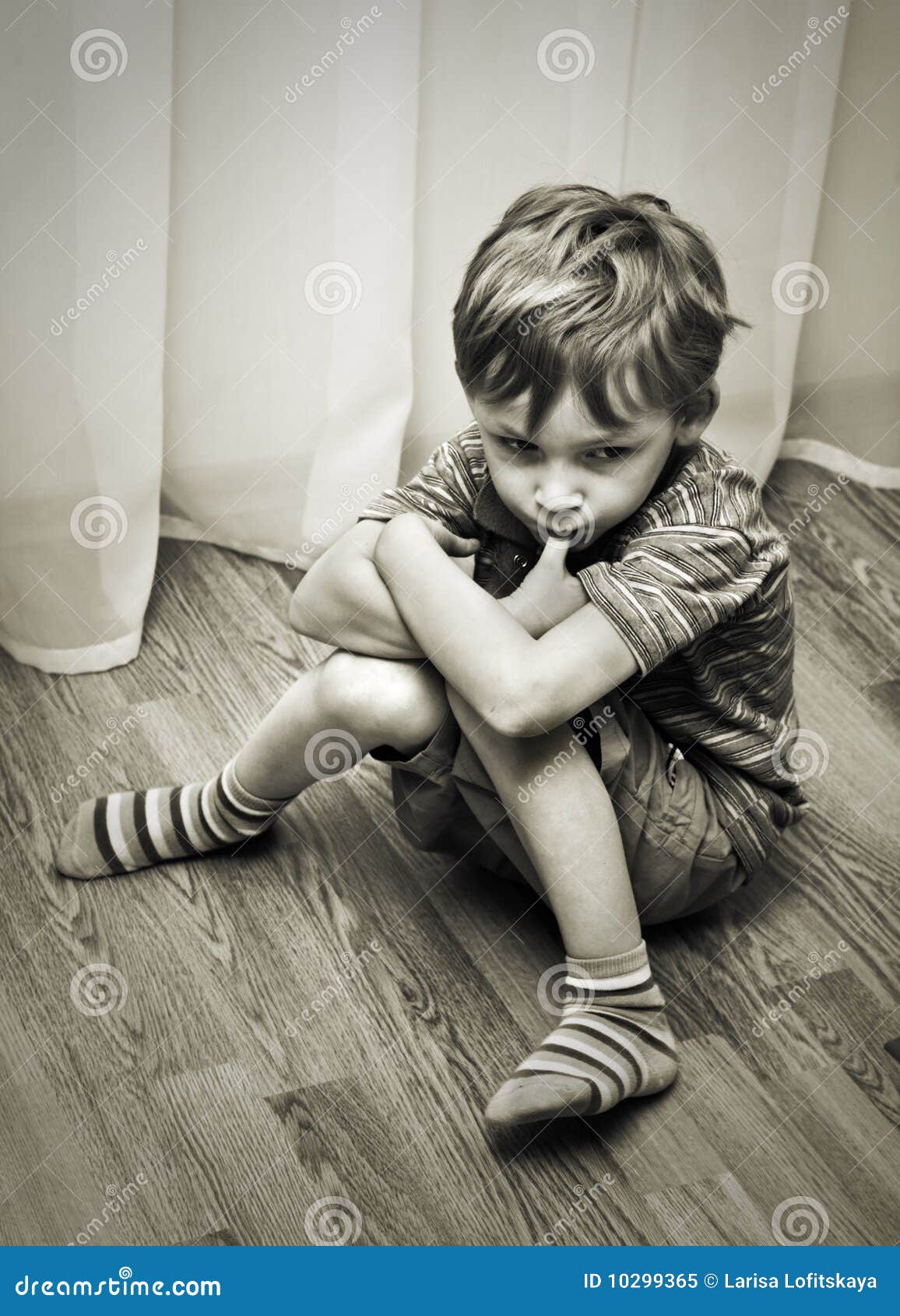 Offended child stock image. Image of boredom, lonely - 10299365