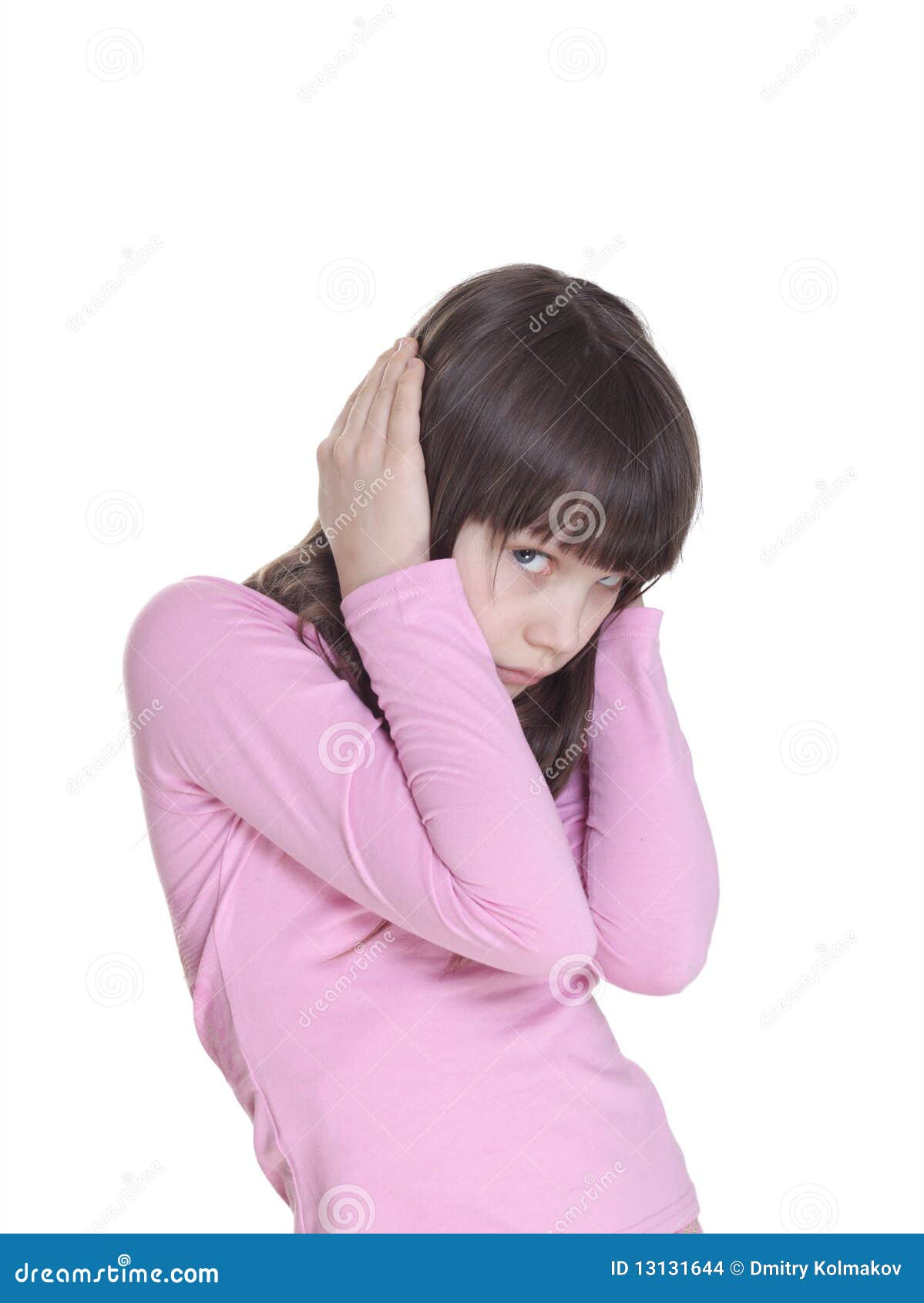 The offended child stock photo. Image of expression, sullen - 13131644