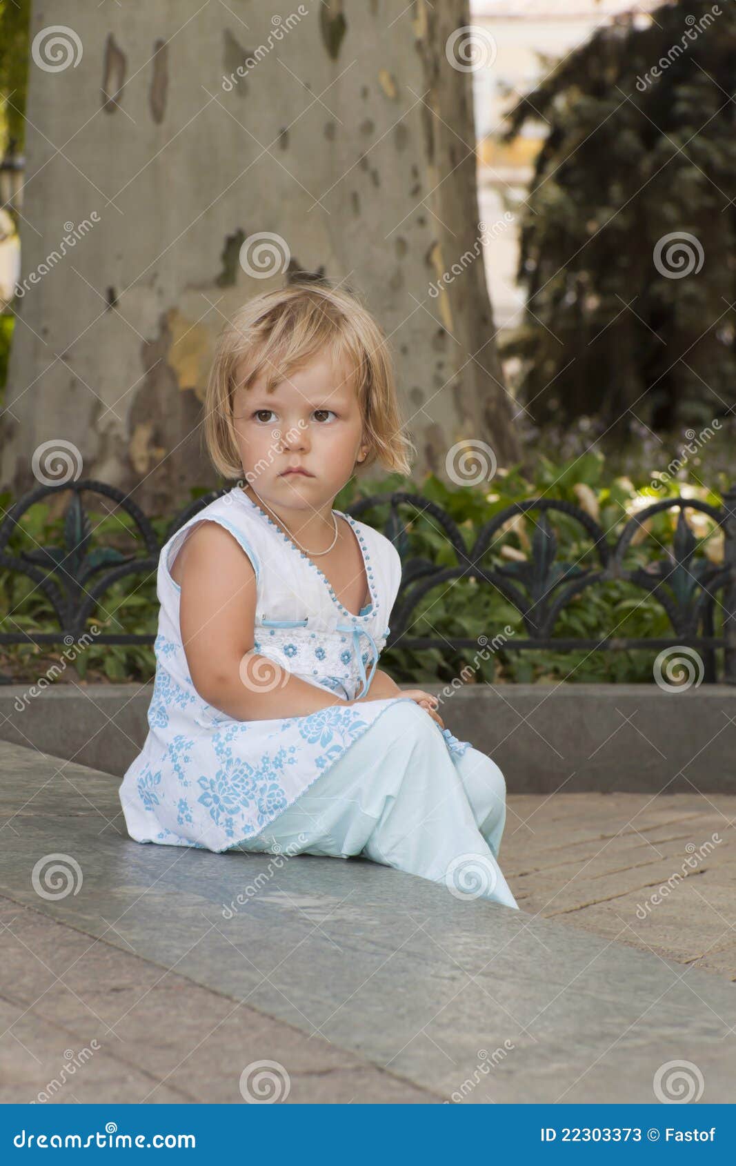 The offended child stock image. Image of dress, child - 22303373