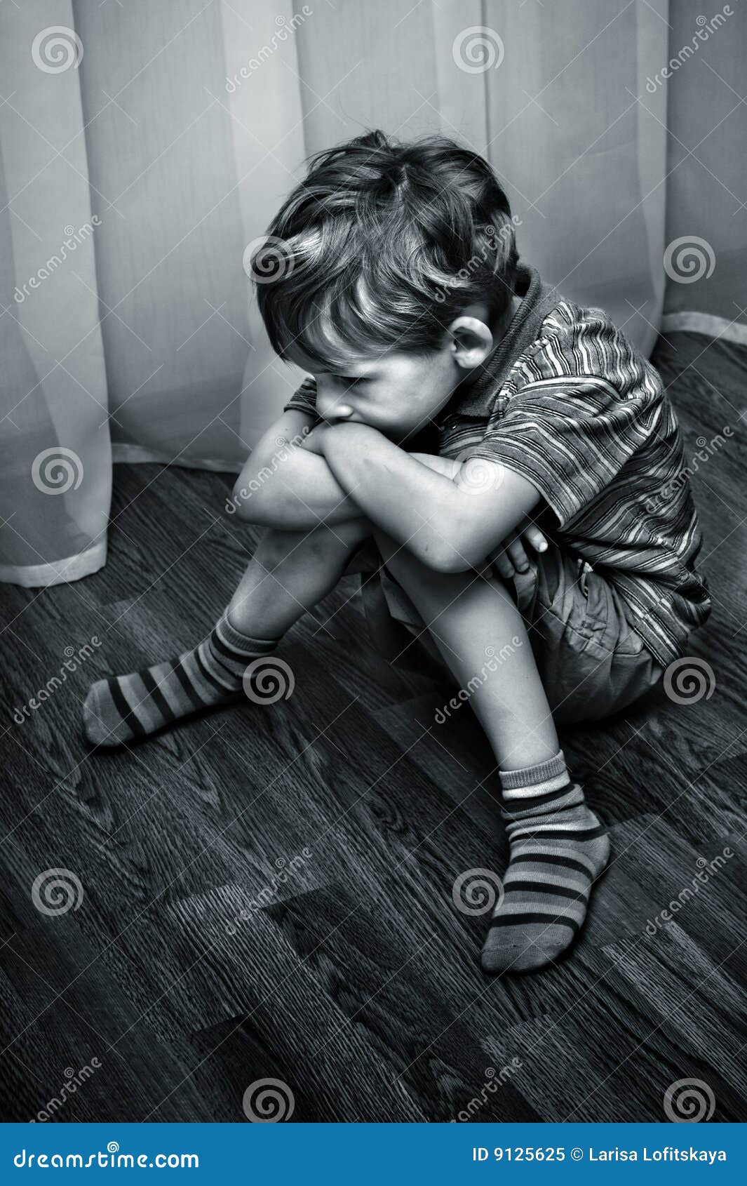 Offended child stock image. Image of childhood, solitude - 9125625